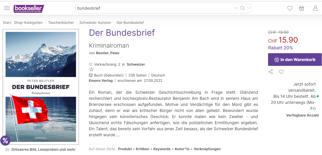Peter Beutler – Schriftsteller